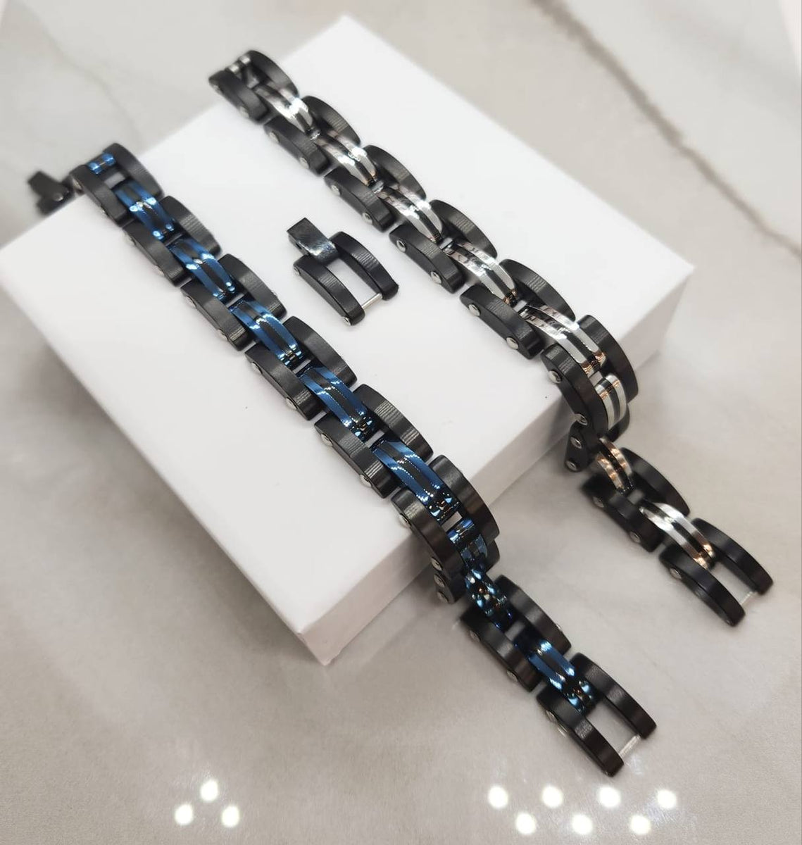 Black Strong bracelet for men – Butina Design